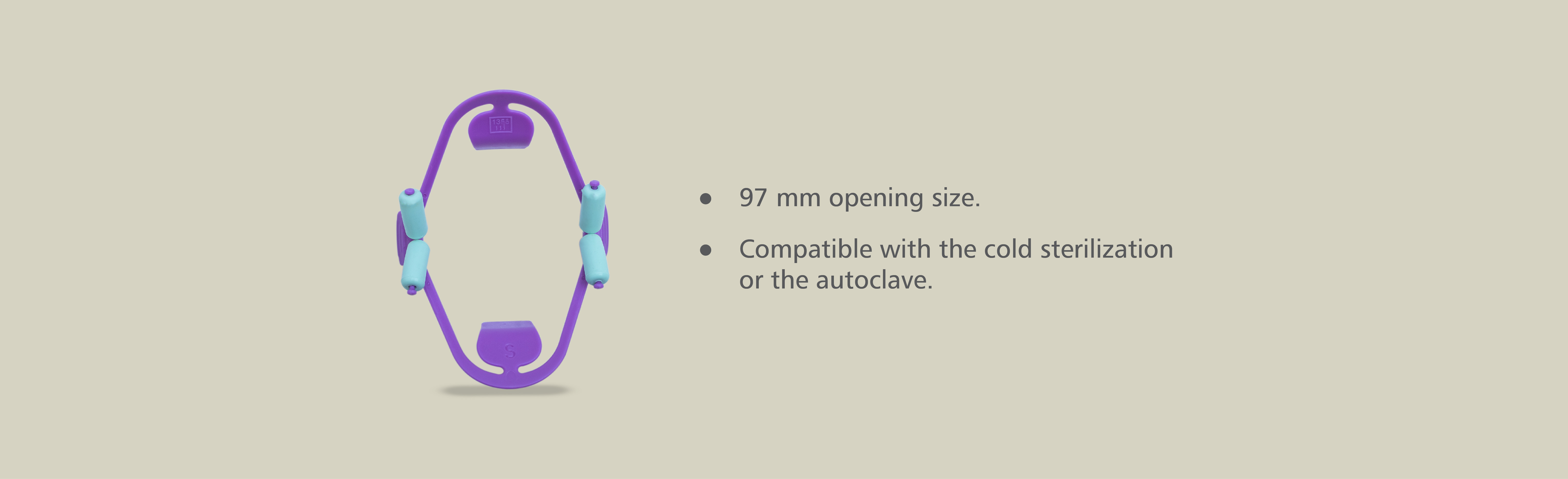 Buy 3D Cheek Retractor Small (Purple) Online at Best Prices | Dentganga.com