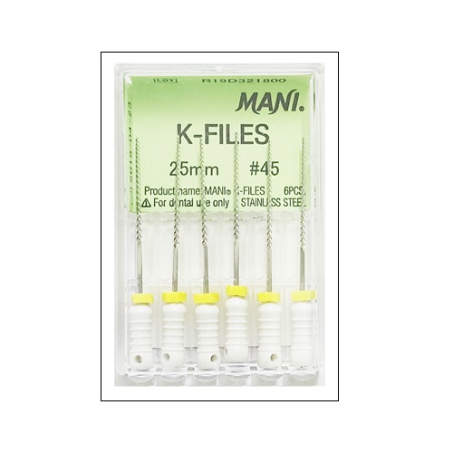 Buy Mani K Files 25mm #45